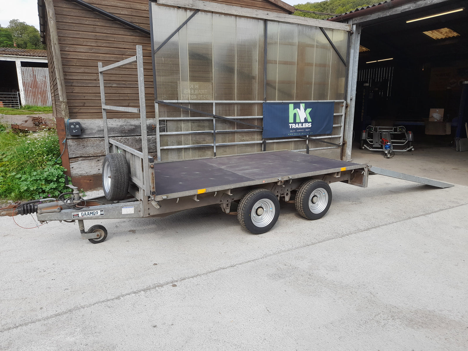 Ifor Williams LM105 10ft Flatbed Trailer for Hire