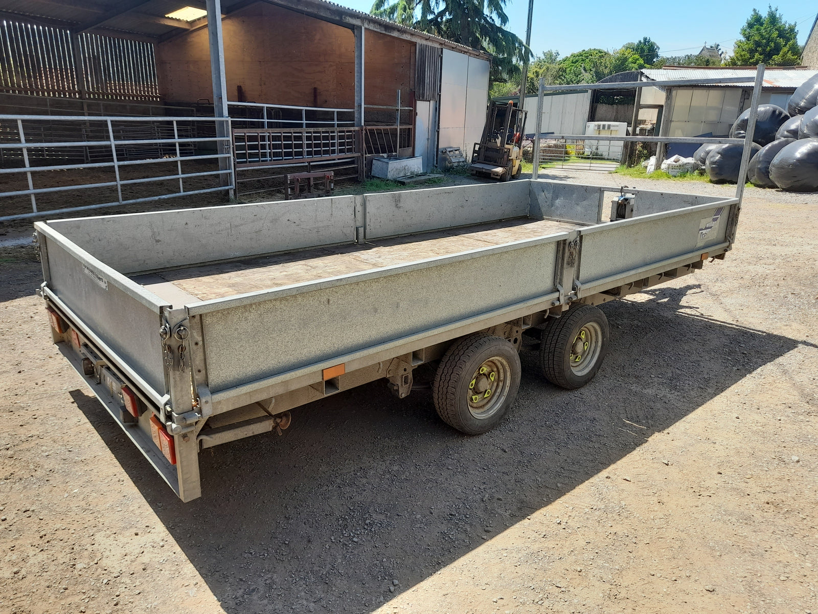 Ifor Williams LM146 14ft Flatbed Trailer for Hire