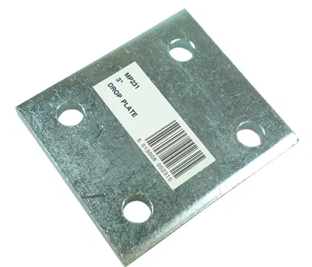 3" Drop Plate