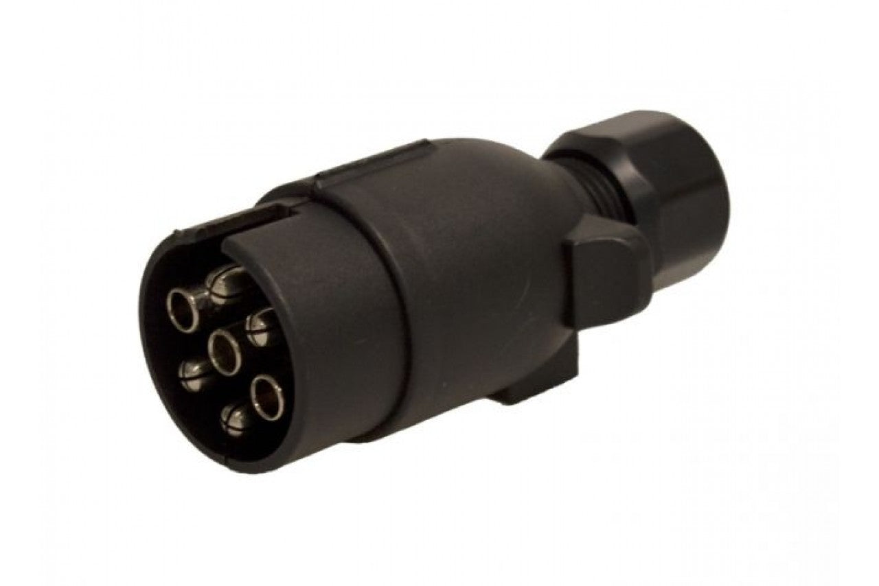 7 Pin Plug, 12N, Plastic